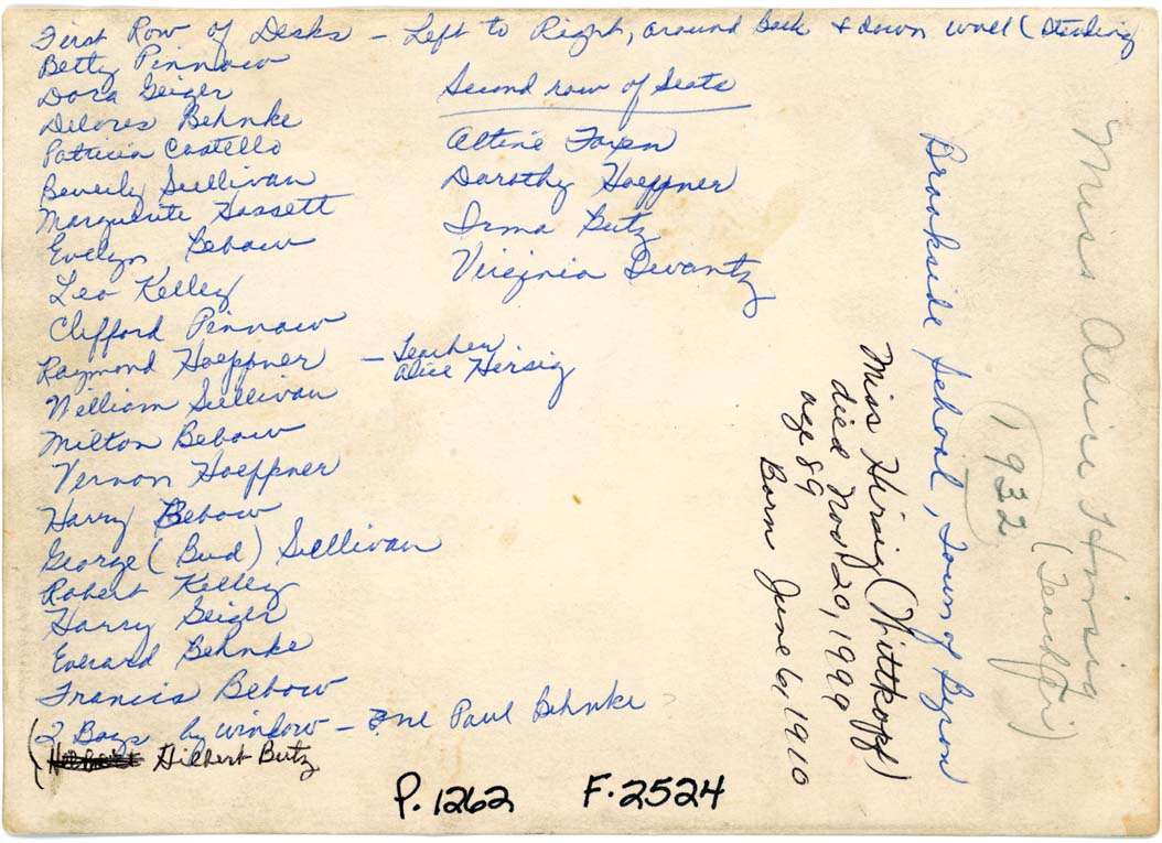 Byron Schools - Fond du Lac County Historical Society